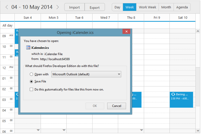 Scheduler Control for JSP | Event Calendar | Syncfusion