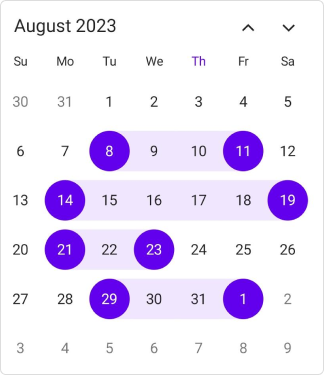 About .NET MAUI Calendar | Date Picker | Syncfusion
