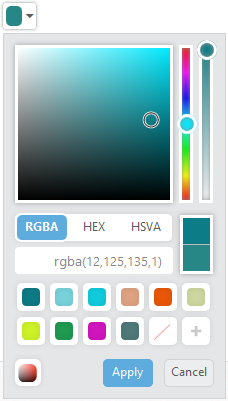 PHP Color Picker Control | Syncfusion
