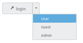 PHP Split Button Control | Syncfusion