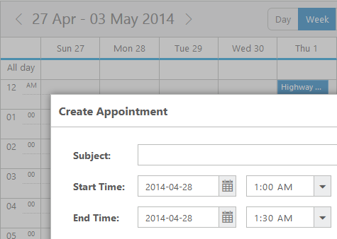 Scheduler Control for PHP | Event Calendar | Syncfusion