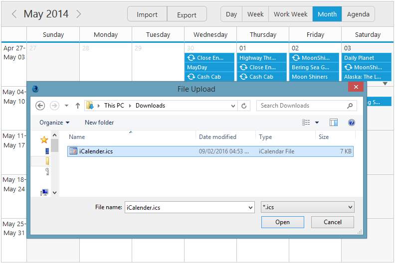 Scheduler Control for PHP | Event Calendar | Syncfusion