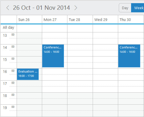 Scheduler Control for PHP | Event Calendar | Syncfusion