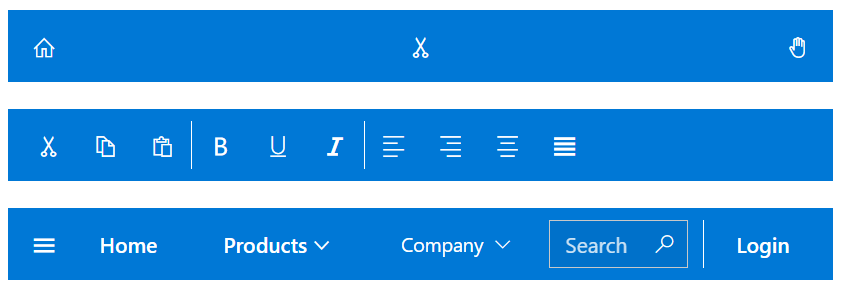 React AppBar - Customizable UI Component | Syncfusion
