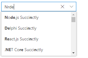 React ComboBox | Editable Dropdown | Syncfusion