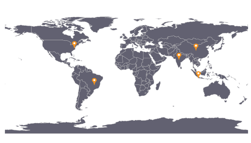 Interactive UWP Map Control | Syncfusion