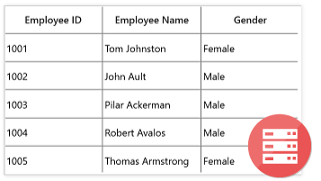 UWP DataGrid Control | High Performance DataGrid | Syncfusion