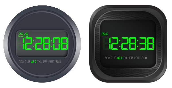 Digital Clock Control for Windows Forms | Syncfusion