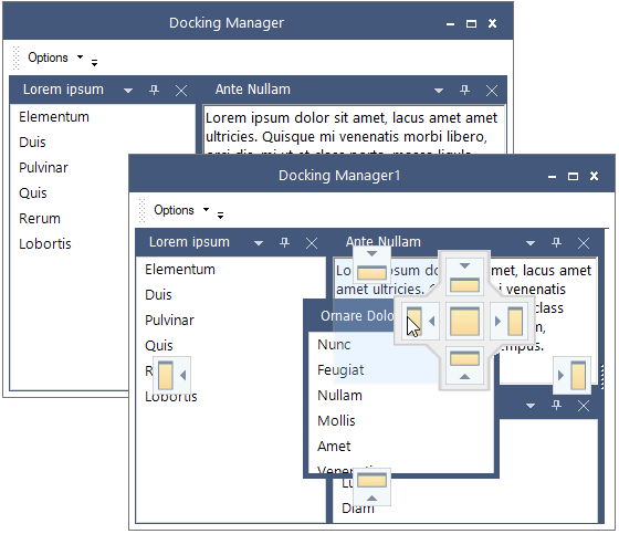 WinForms Docking | Visual Studio-like Docking | Syncfusion