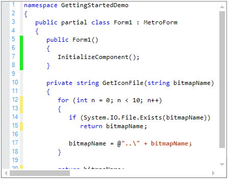 WinForms Syntax Highlighting & Code Editor Control | Syncfusion