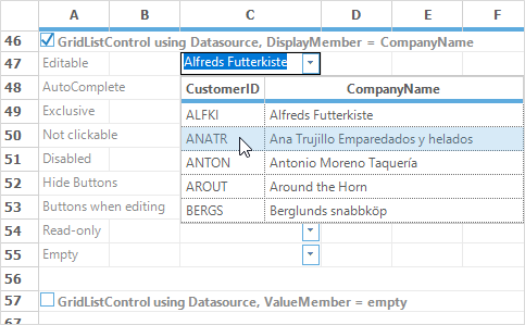 Editing | WinForms Grid Control | .NET Grid | Syncfusion
