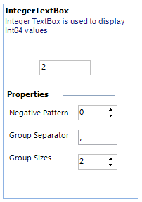 Integer Text Box Control for Windows Forms | Syncfusion