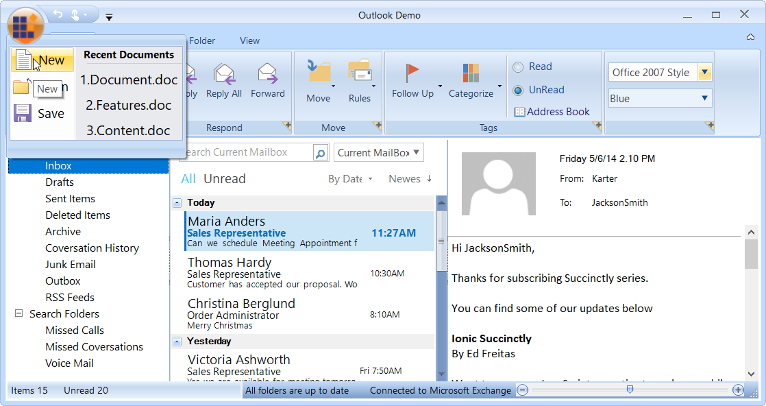 Winforms Ribbon Control Ribbon Menu Syncfusion