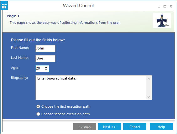 WinForms Wizard Control | Multi Step Wizard | Syncfusion