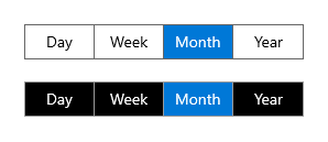 WinUI Segmented Control | Syncfusion