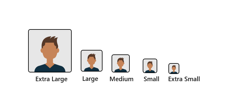 WinUI AvatarView Control | Syncfusion