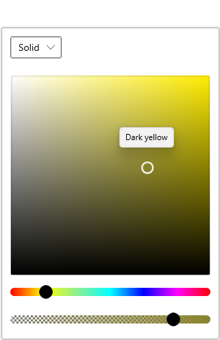 WinUI Color Picker Control | Syncfusion
