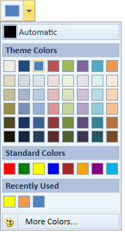 WPF Color Picker Palette Control | Syncfusion