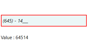 WPF MaskedTextBox Control | Mask Input | Syncfusion