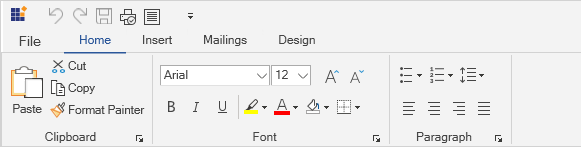 WPF Ribbon Control | Office Ribbon Menu | Syncfusion