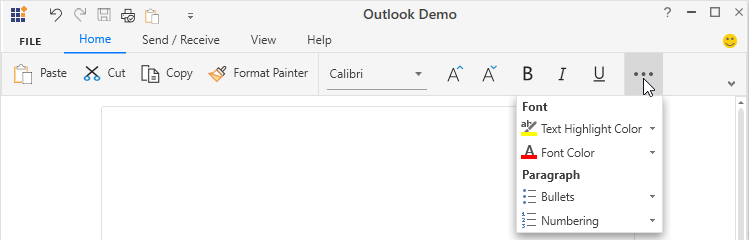 WPF Ribbon Control | Office Ribbon Menu | Syncfusion