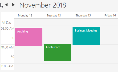 Views Wpf Scheduler Control Syncfusion