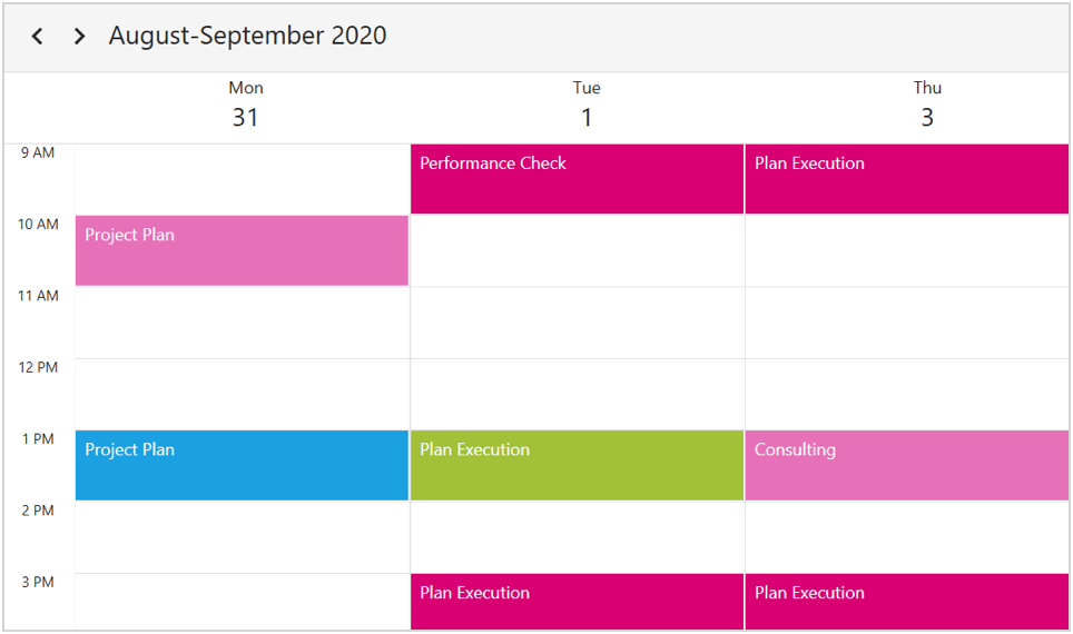 Wpf Scheduler Event Calendar Control Syncfusion