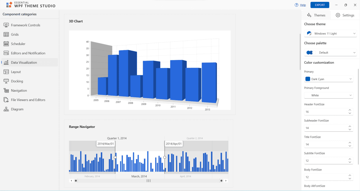 WPF Theme Studio | Theme Editor | Syncfusion