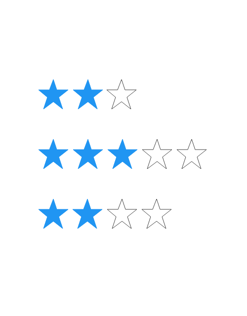 Xamarinandroid Rating Control 5 Stars Rating Bar Syncfusion