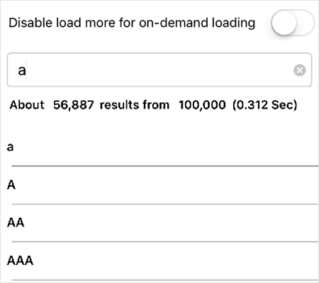 Fast and feature-rich Xamarin.iOS Autocomplete control | Syncfusion