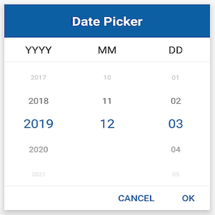 Xamarin Date Picker | Xamarin.Forms Date Picker | Syncfusion