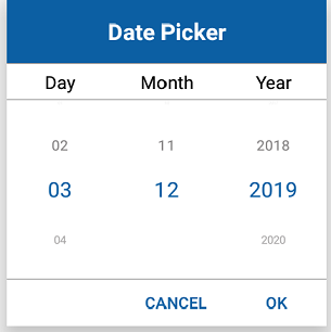Xamarin Date Picker | Xamarin.Forms Date Picker | Syncfusion