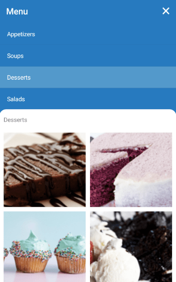 Xamarin Backdrop Control | Syncfusion