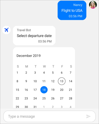 Xamarin Chat Control | Conversational UI | Syncfusion