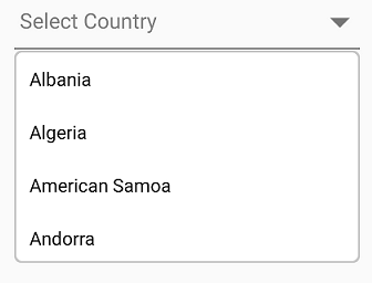 Xamarin ComboBox | Editable ComboBox | Syncfusion
