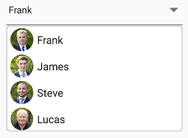 Xamarin ComboBox | Editable ComboBox | Syncfusion