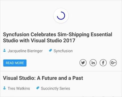 Xamarin Pull to Refresh Control | Refresh UI | Syncfusion