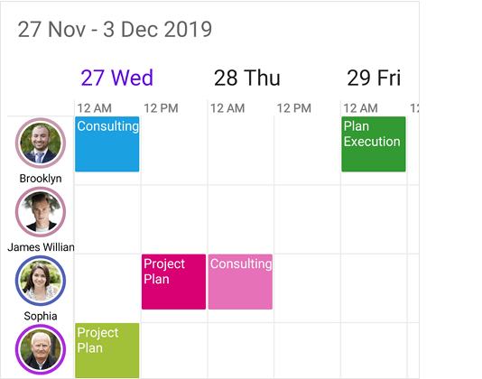 Xamarin Scheduler | Event Calendar | Syncfusion
