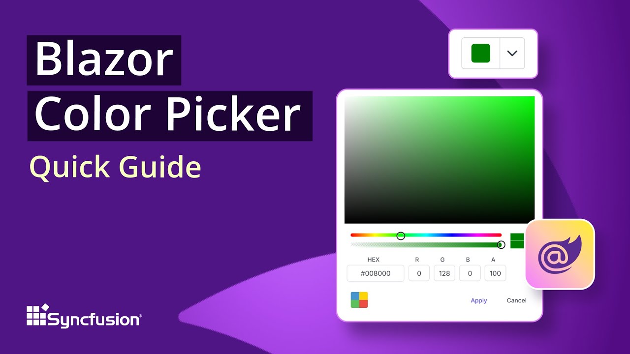 Blazor Color Picker: The Ultimate Feature Walkthrough | Self-Guided Essential Studio® Quick ...