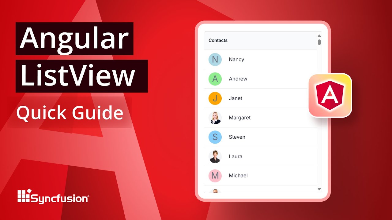 Angular ListView: The Ultimate Feature Walkthrough | Self-Guided Essential Studio® Quick Video ...