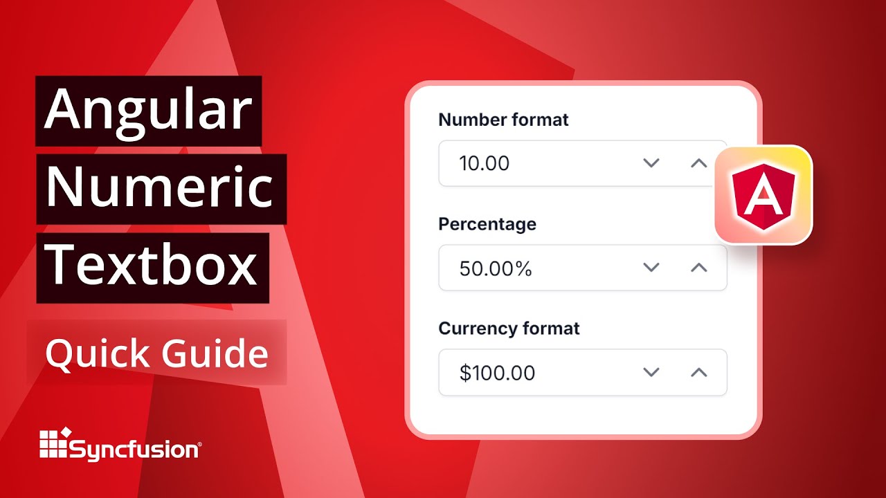 Angular Numeric Textbox: The Ultimate Feature Walkthrough | Self-Guided ...