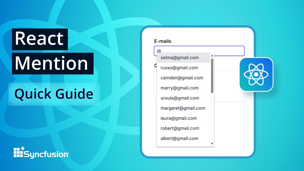 React Mention: The Ultimate Feature Walkthrough | Self-Guided Essential Studio® Quick Video ...