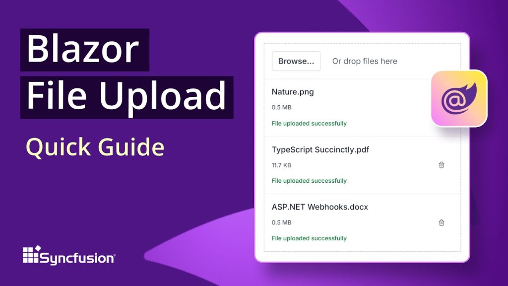 Blazor | Self-Guided Essential Studio® Quick Video Guide | Syncfusion®