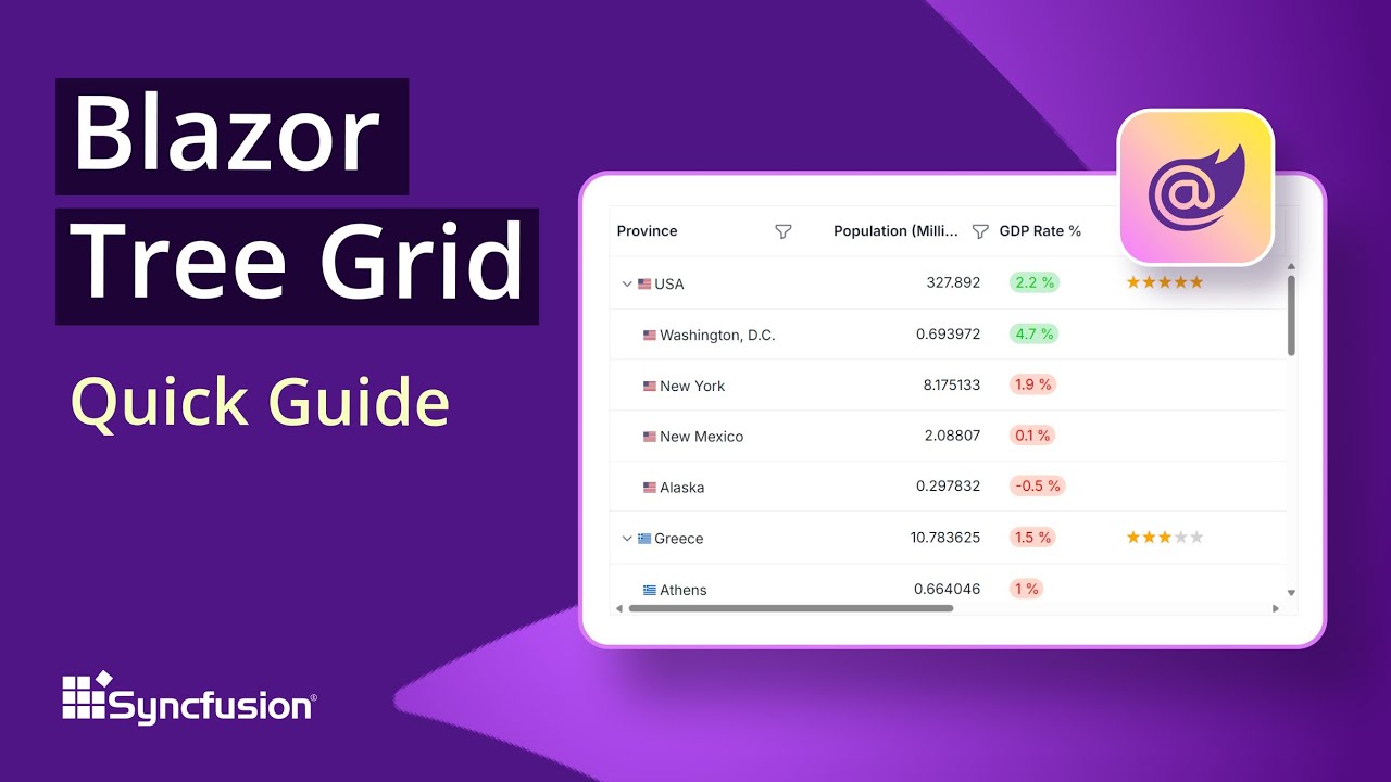 Blazor Tree Grid: The Ultimate Feature Walkthrough | Self-Guided ...
