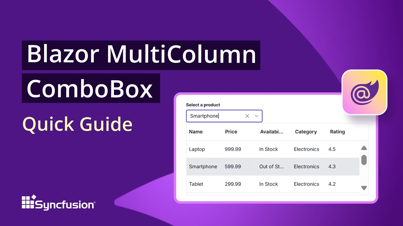 Blazor DropdownTree: The Ultimate Feature Walkthrough | Self-Guided Essential Studio® Quick ...