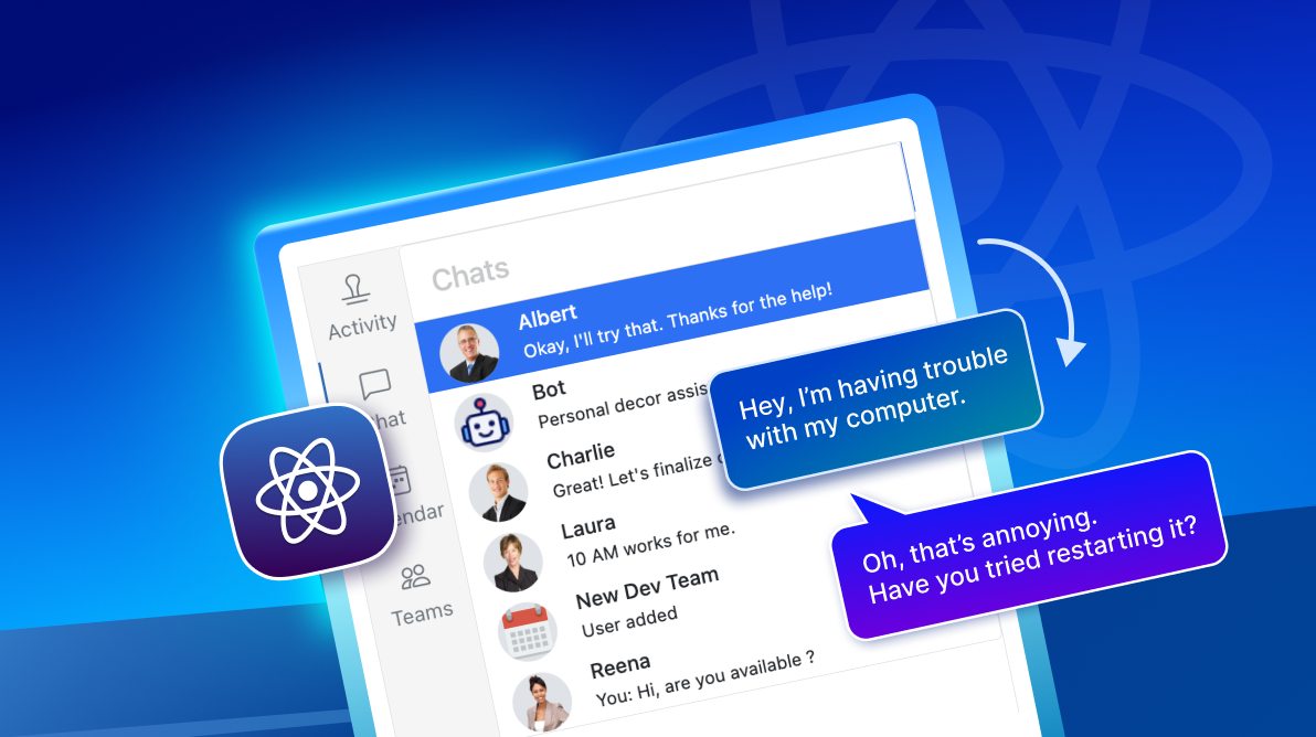 Build Interactive Chat UIs in React – Superc... | Syncfusion® Webinars